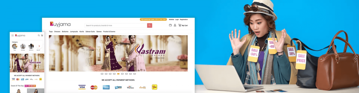 Buyjama - Influencer-led Fashion eCommerce Website - Madgeek