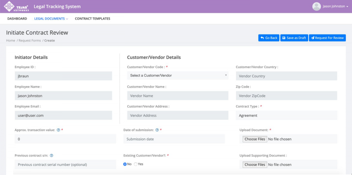 Legal Contract Management System - Madgeek