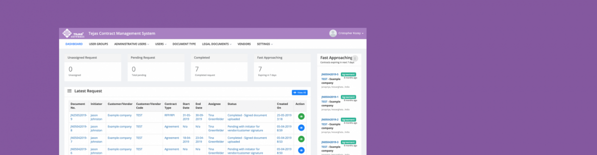 Legal Contract Management System - Madgeek