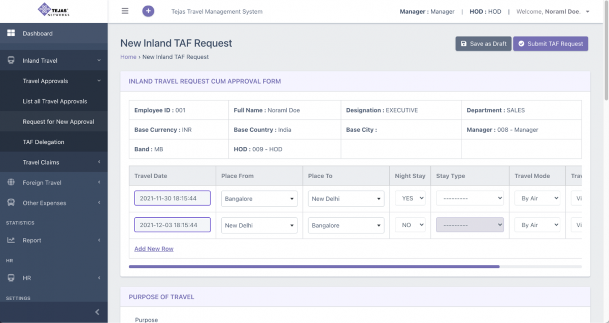 Travel Management System - Madgeek